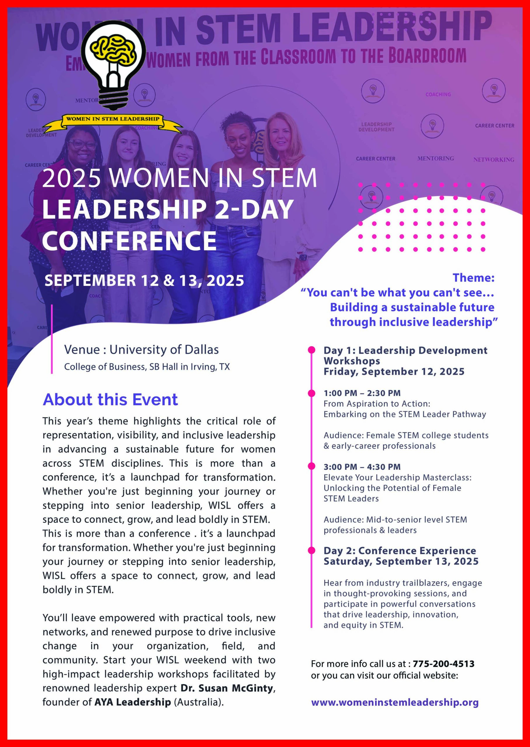 2025 WISL Conference – Women in STEM Leadership